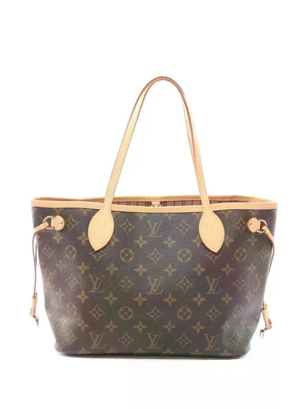 LOUIS VUITTON Pm 2007 Neverfull Monogram Tote Bag - Brown