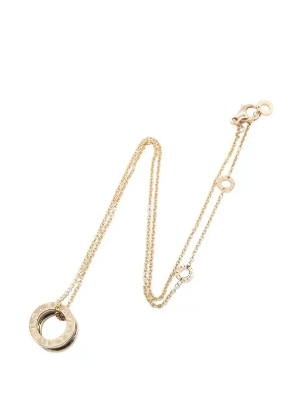 BVLGARI 2010s B-zero1 Ceramic Necklace - Gold