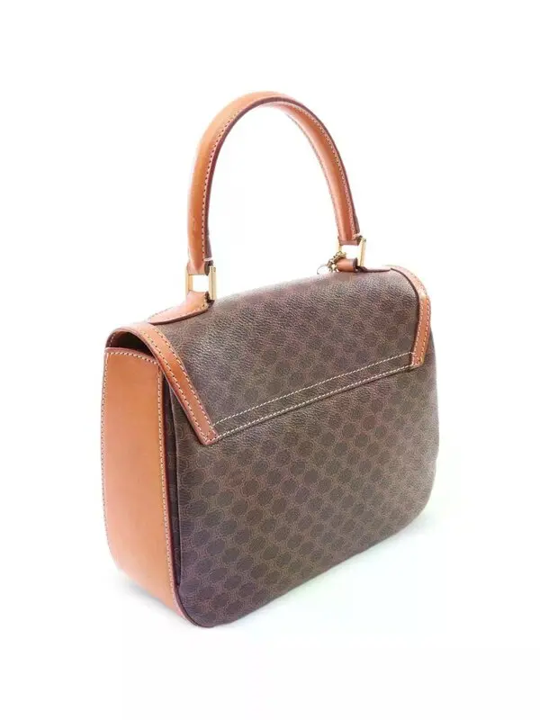 Celine 2000s Macadam Turn-lock Tote Bag