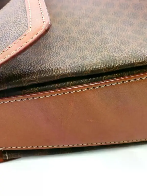 Celine 2000s Macadam Turn-lock Tote Bag
