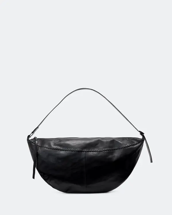 ALLSAINTS Esme Whipstitch Leather Shoulder Bag