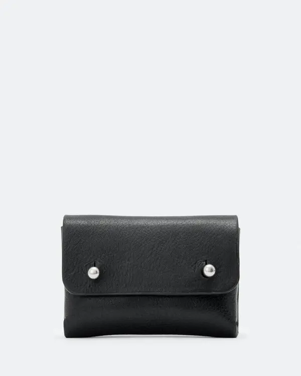 ALLSAINTS Stud Leather Cardholder