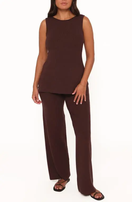 PETAL & PUP Beth 2-piece Knitted Pant Set