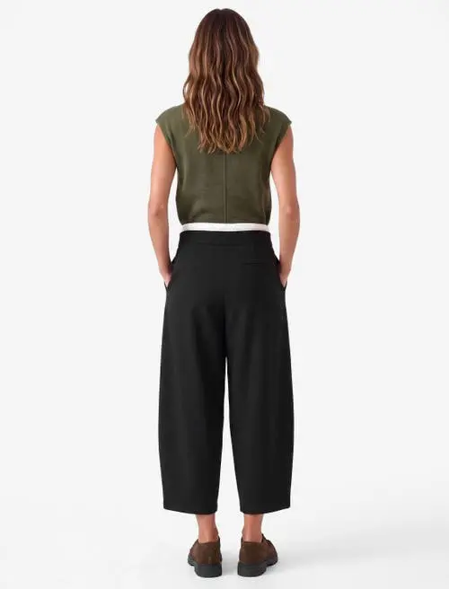 Koton High Rise Pleated Barrel Trousers