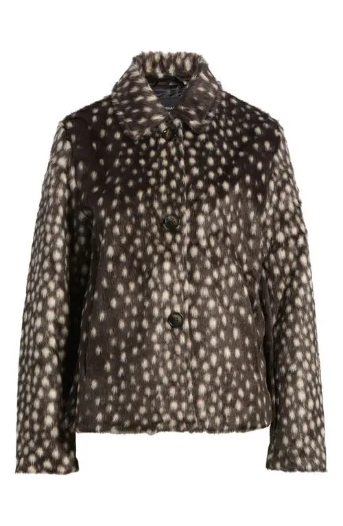 Bernardo Faux Fur Short Jacket