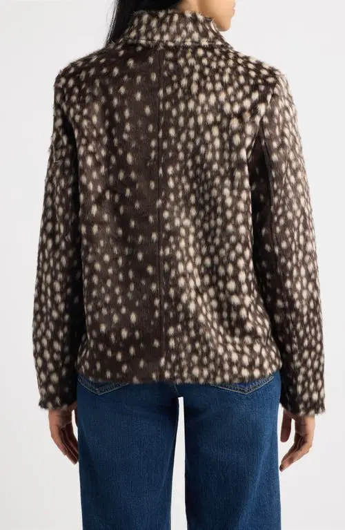 Bernardo Faux Fur Short Jacket