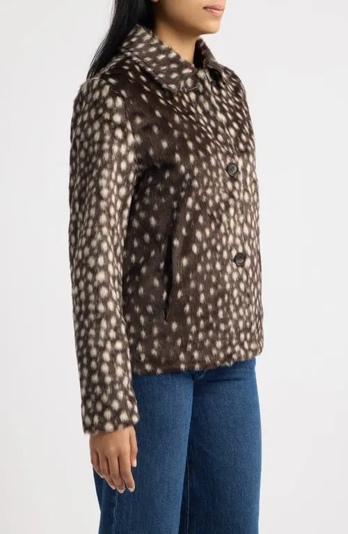 Bernardo Faux Fur Short Jacket