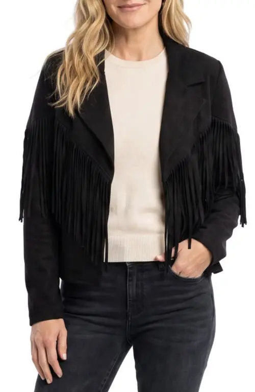 Karen Kane Fringe Long Sleeve Jacket