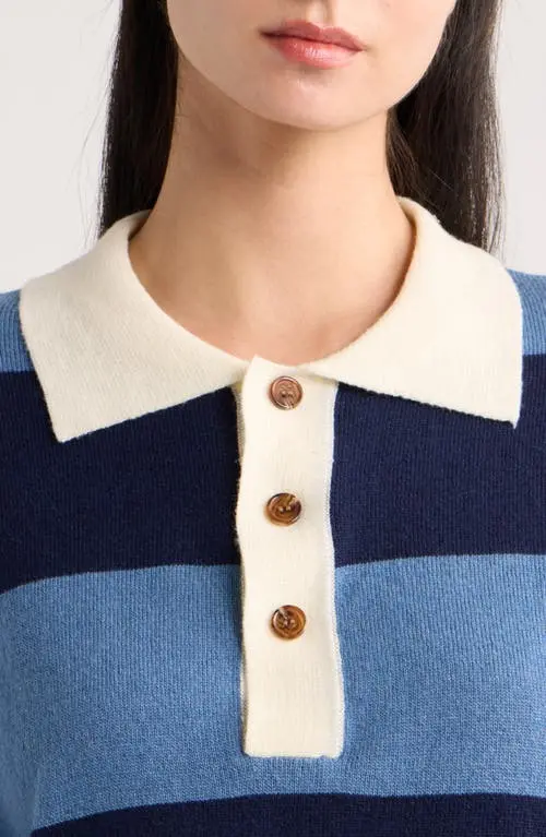 A.REN Peyton Rugby Polo Sweater