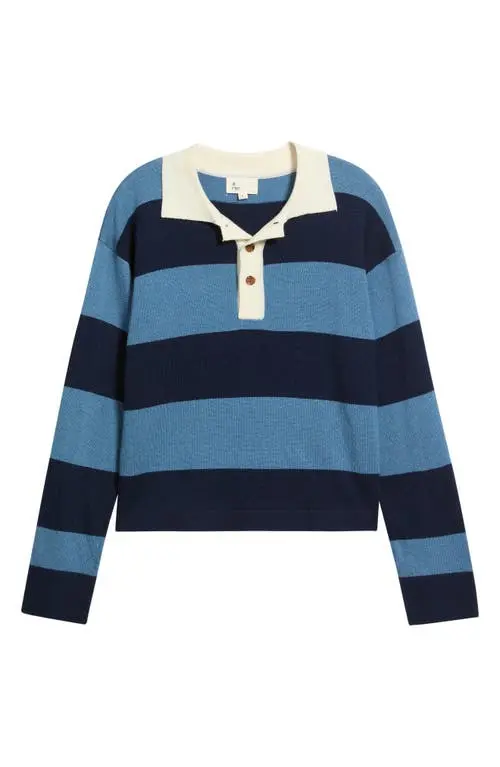 A.REN Peyton Rugby Polo Sweater