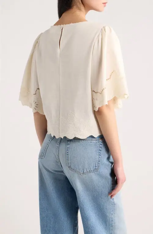 A.REN Cairo Embroidered Top