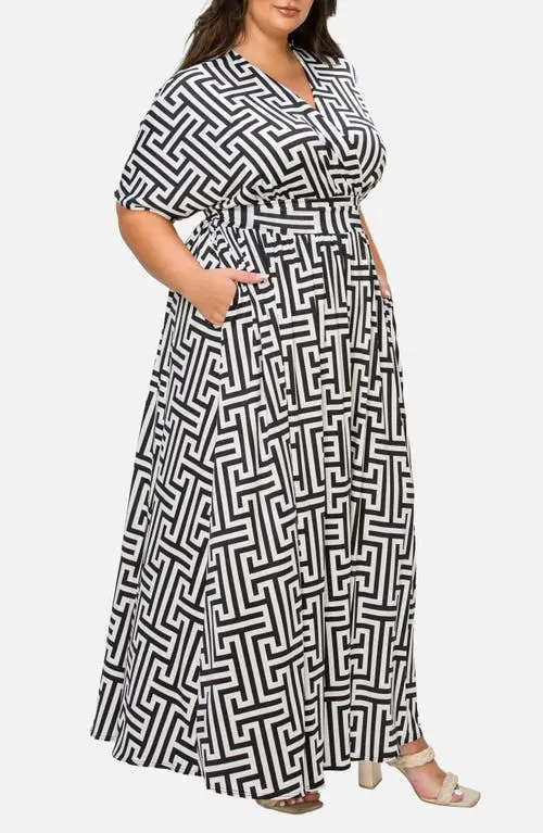 L I V D Katsia Empire Waist Maxi Dress