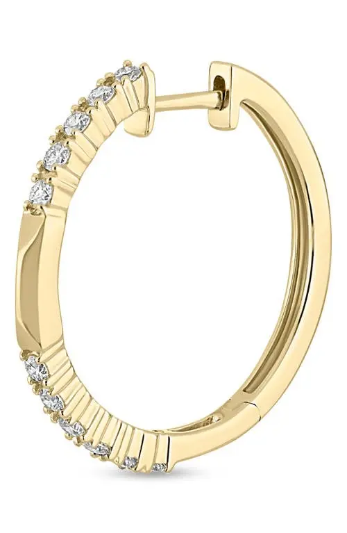 Bony Levy Kiera 18k Gold Diamond Hoop Earrings