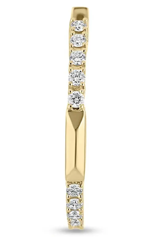 Bony Levy Kiera 18k Gold Diamond Hoop Earrings