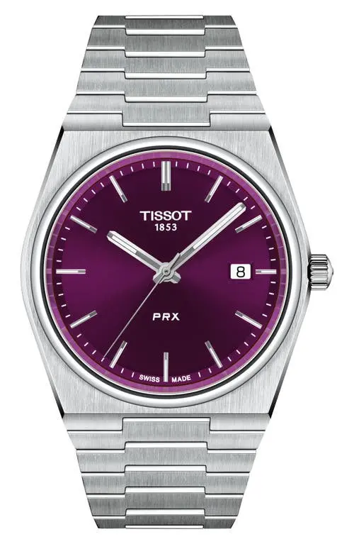 TISSOT Prx Bracelet Watch - Purple
