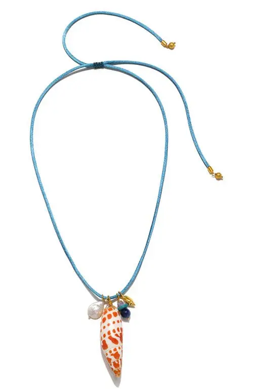 Sequin Cece Shell Pendant Necklace