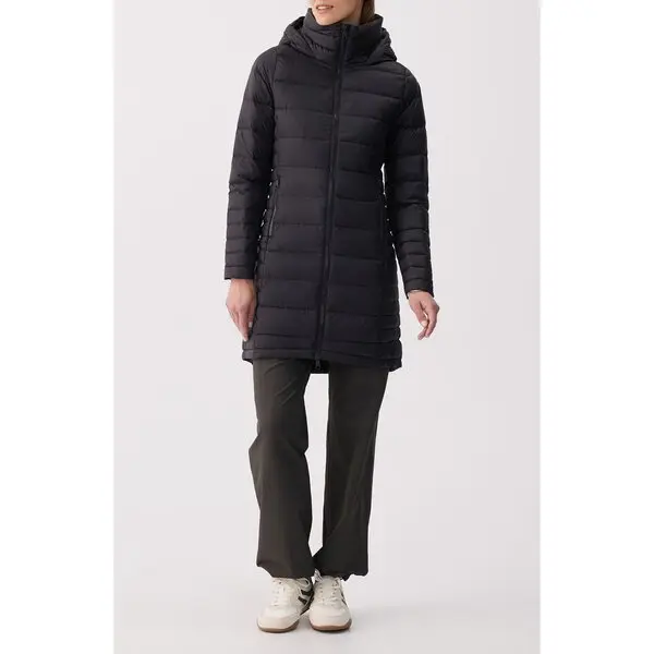 LOLE Clara Water Repellent 650 Fill Power Down Puffer Jacket - Black