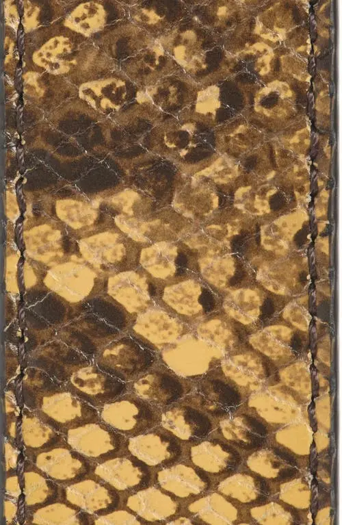 Amiri Python Embossed Leather Belt