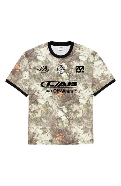 L/AB C/O OFF-WHITE Camo Soccer Jersey