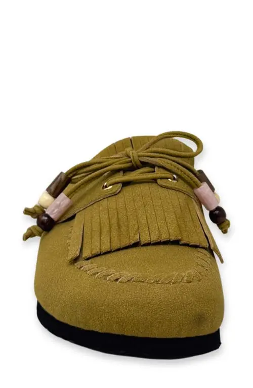 SHU SHOP Tilly Faux Suede Clog - Camel Suede