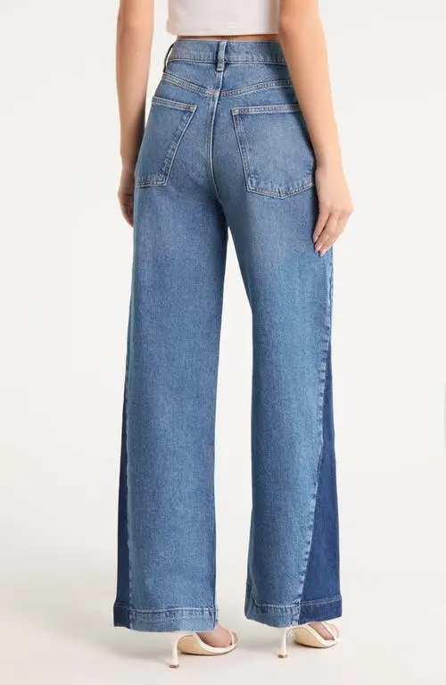 Warp + Weft Nce High Waist Wide Leg Jeans