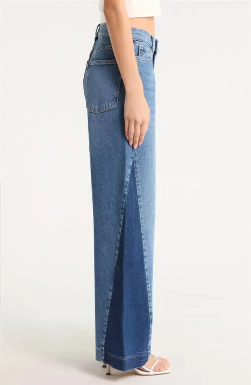 Warp + Weft Nce High Waist Wide Leg Jeans
