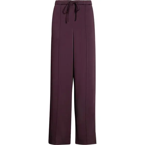 Vince Pintuck Drawstring Pants - Blackberry