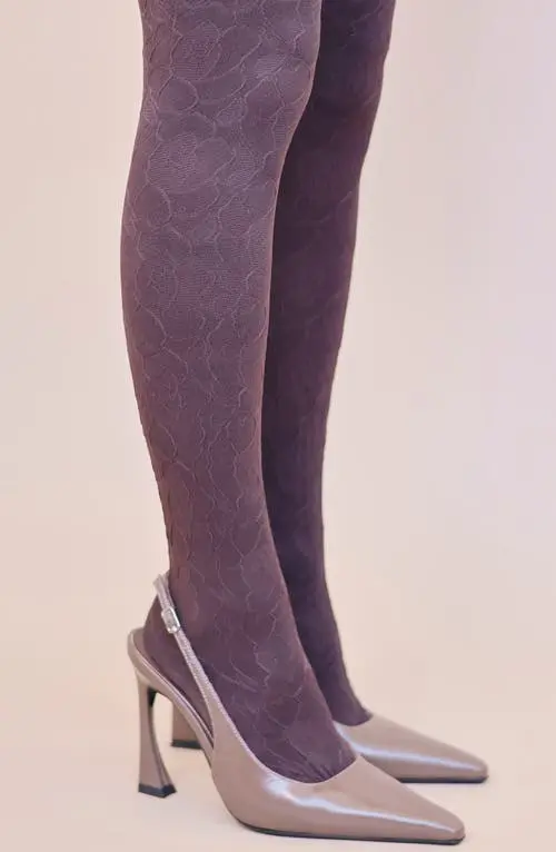 PETIT MOMENTS Rosette Lace Tights