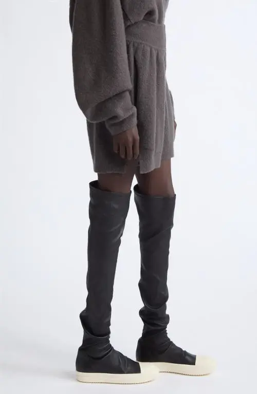 Rick Owens Cashmere Blend Knit Shorts