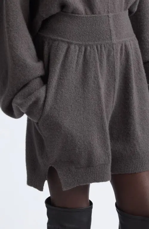 Rick Owens Cashmere Blend Knit Shorts