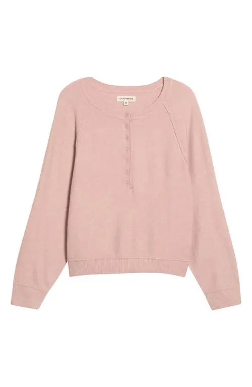 Lucky Brand Cloud Soft Henley Sweater