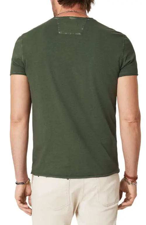 John Varvatos Peace Maker Raw Edge Crewneck T-shirt
