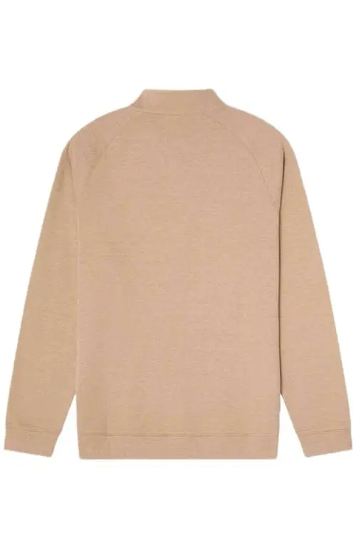 Robert Talbott Wesley Cashmere Blend Quarter Zip - Camel