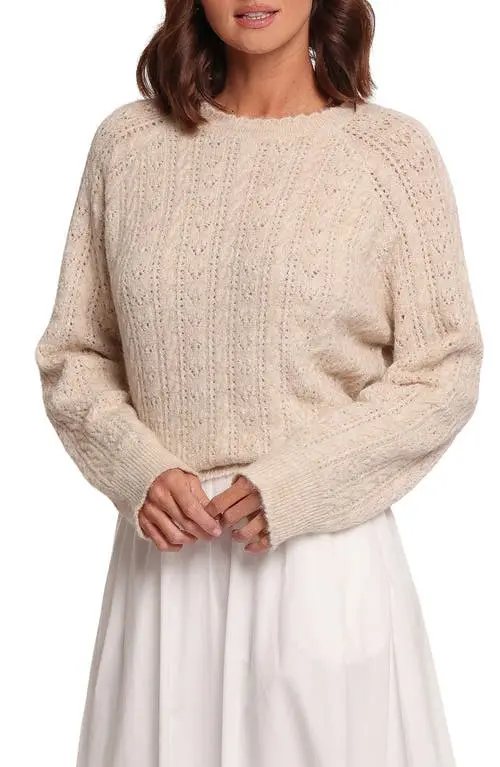 PETAL & PUP Reece Pointelle Sweater