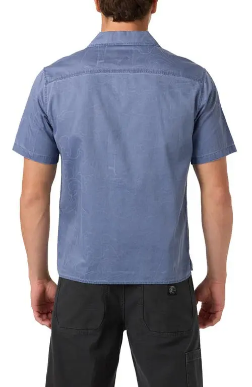 O'Neill Og Sails Jacquard Cotton Twill Camp Shirt