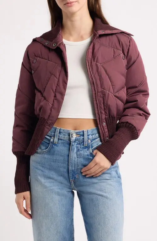 BDG URBAN OUTFITTERS Asymmetrical Quilted Puffer Jacket