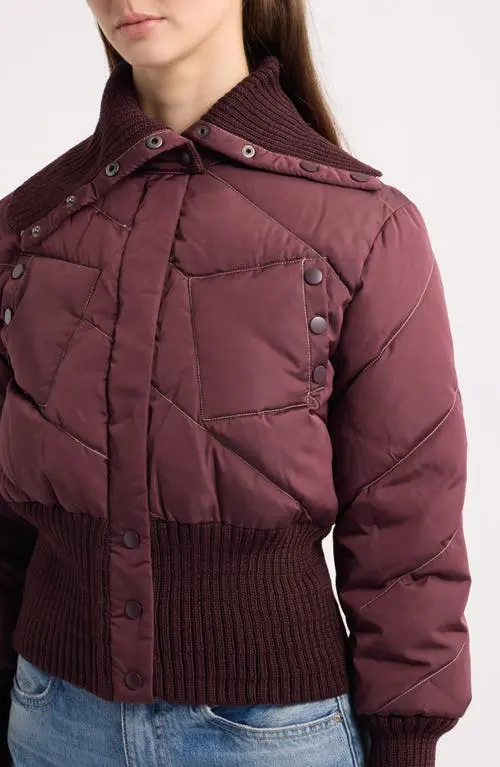 BDG URBAN OUTFITTERS Asymmetrical Quilted Puffer Jacket
