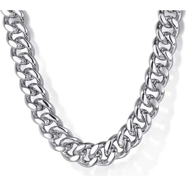 GABRIEL & CO. Curb Link Chain Necklace