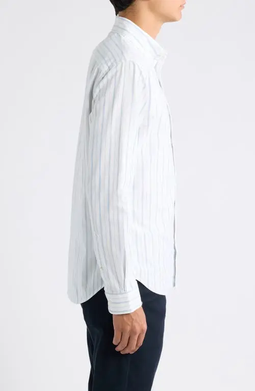 Bonobos Multi Stripe Stretch Oxford Cotton Button Down Shirt - Laslo Stripe