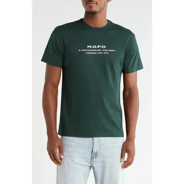 MUSEUM OF PEACE & QUIET Wellness Co. Crewneck T-shirt - Pine