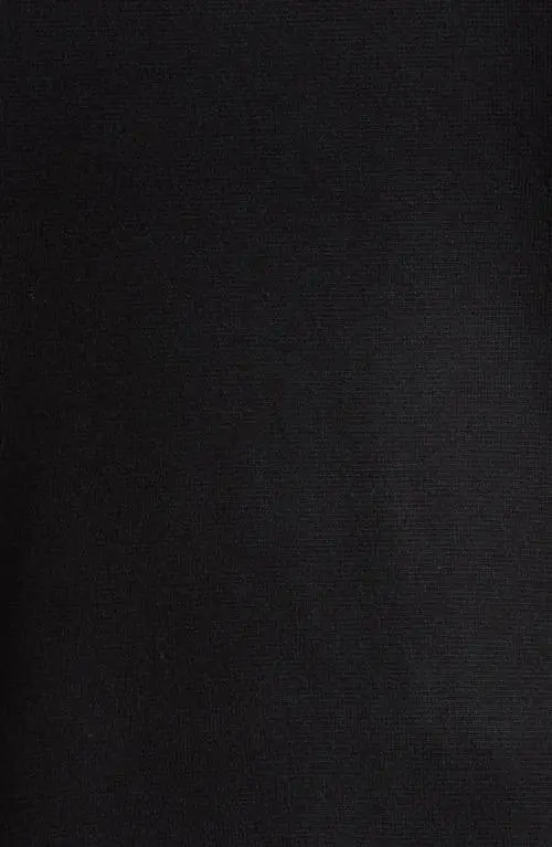 Nordstrom Mixed Media Insulated Knit Vest - Black