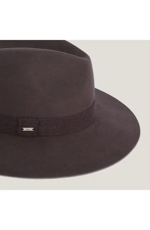 Eugenia Kim Georgina Wool & Cashmere Fedora - Chocolate