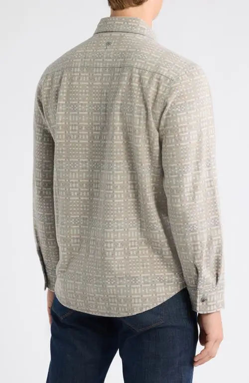 Tommy Bahama Fireside Pixel Point Long Sleeve Button-up Shirt