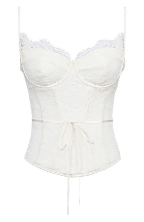 House Of Cb Audrina Lace Corset Top