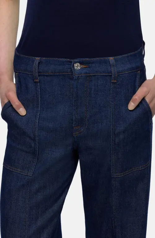 7 For All Mankind Utility Lotta Wide Leg Jeans - Halona