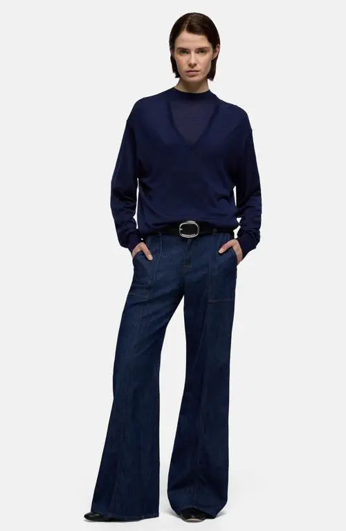 7 For All Mankind Utility Lotta Wide Leg Jeans - Halona