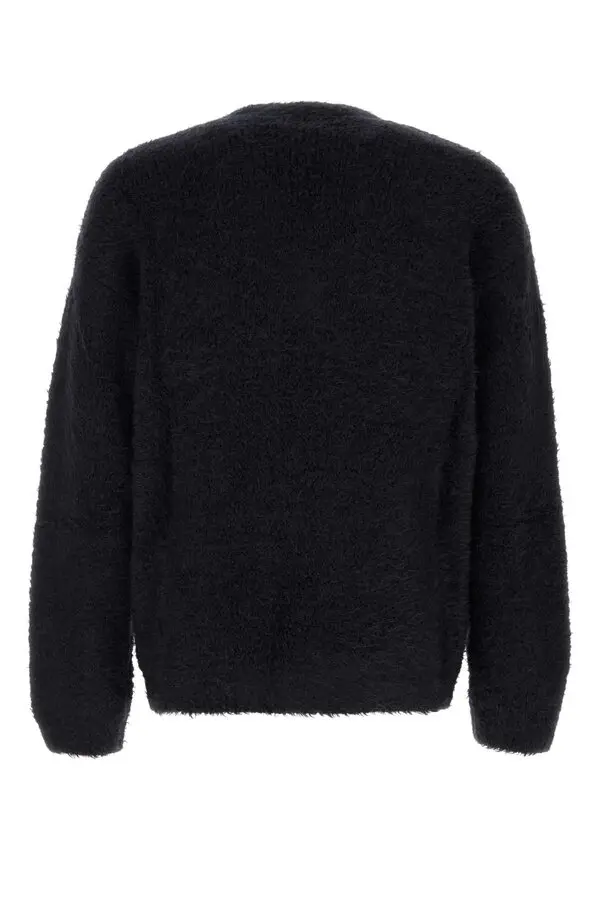 Dolce & Gabbana Stretch Alpaca Blend Sweater - Black