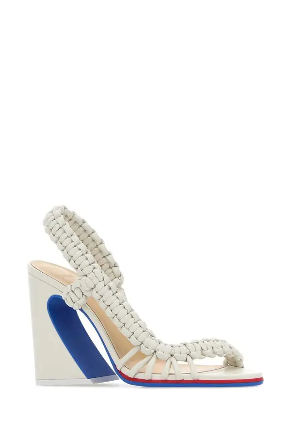 Fendi Leather Arc Sandals