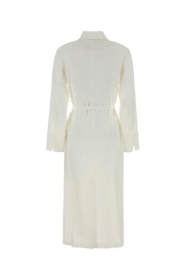 Max Mara Stretch Linen Blend Nordica Shirt Dress