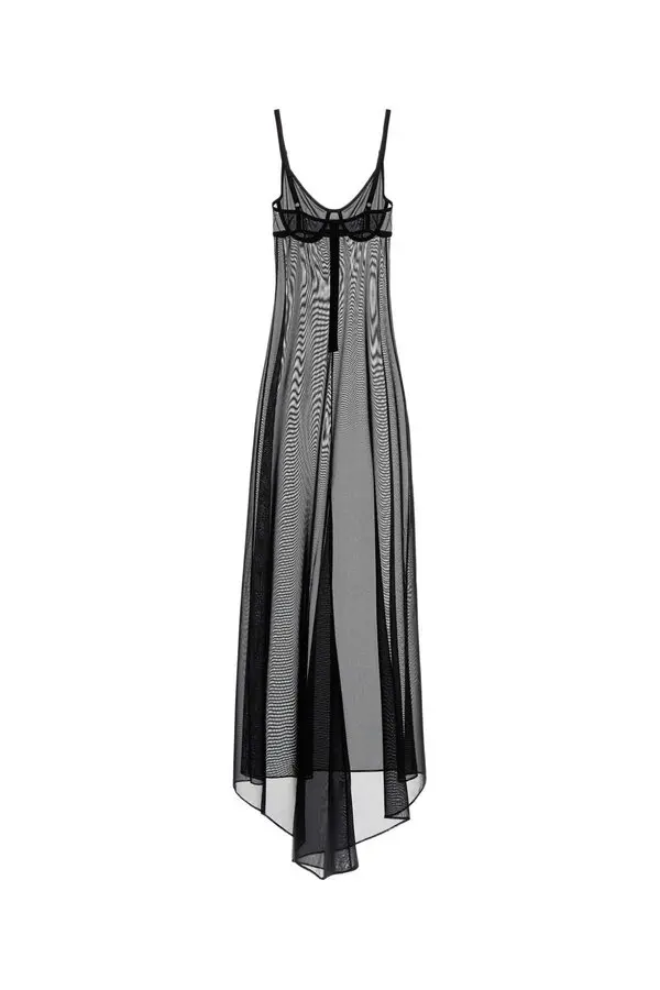 Balenciaga Stretch Tulle Naked Dress